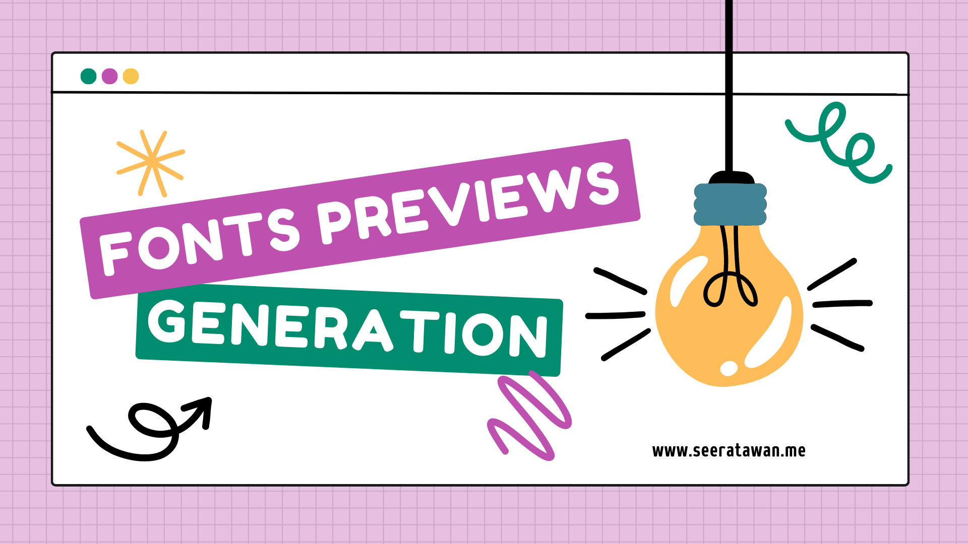 Generating Font Previews with Python and Pillow for Enhanced UX — Seerat Awan