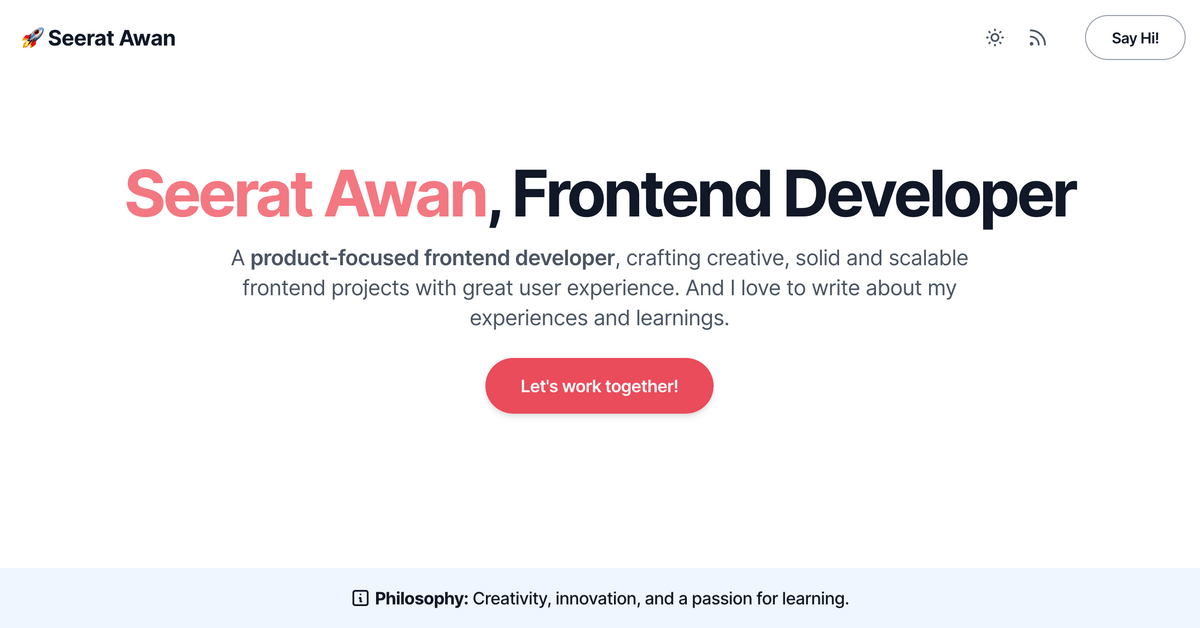 Seerat Awan — Full Stack AI Engineer